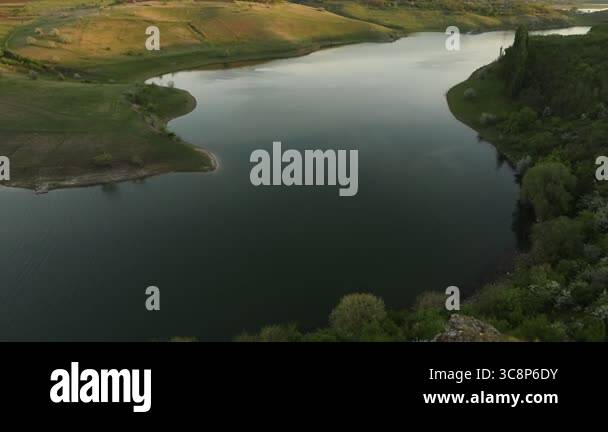 Beautiful nature landscape from the Republic of Moldova in summer ...