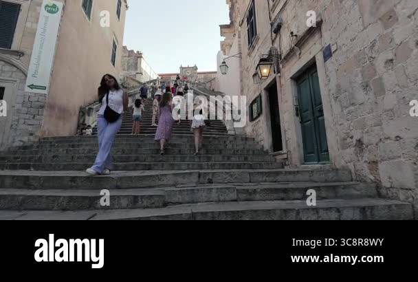 Jesuit stairs dubrovnik Stock Videos & Footage - HD and 4K Video Clips ...