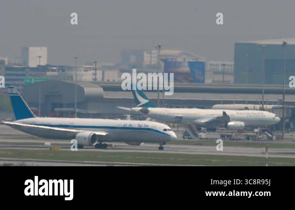 BANGKOK, THAILAND - MARCH 01, 2023: Airplane Boeing 787 Dreamliner, 4X ...