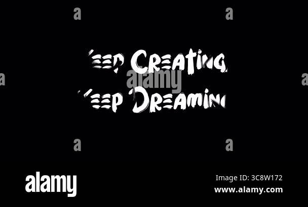 Grunge Transition Effect Animated Bold Text Typography Quotation Keep ...