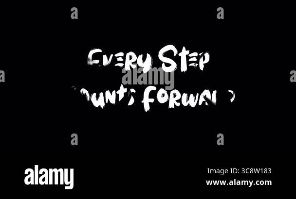 Grunge Transition Effect Animated Bold Text Typography Quotation Every ...