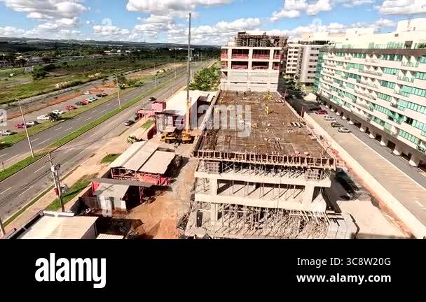 Brasilia, DF Brazil, May 09 2025 Construction of a New Apartment ...