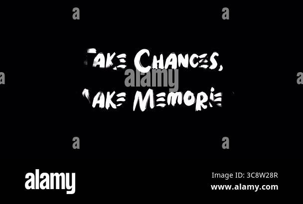 Grunge Transition Effect Animated Bold Text Typography Quotation Take ...