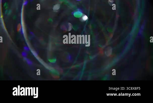 Blurred color twirling. Abstract glow. Optical sparkling gleaming ...