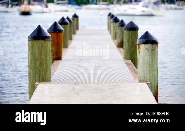 8k stock footage of a dock focus on front of scene Stock Video Footage ...