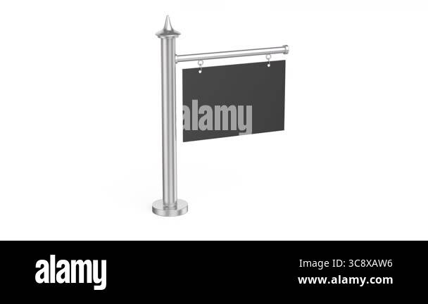 Blank dark grey signboard attached Stock Videos & Footage - HD and 4K ...
