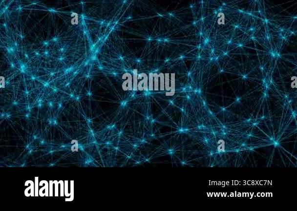 Smooth movement of a geometric shape animated in space in the form of a ...