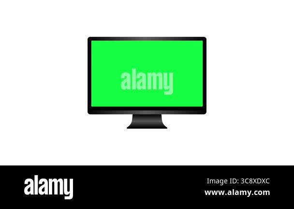 LED TV mockup with green screen LED TV animated mockup 4k animated ...