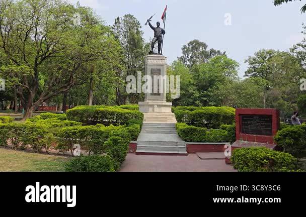 Statues of India Freedom Fighters in Glory. High quality 4k footage ...