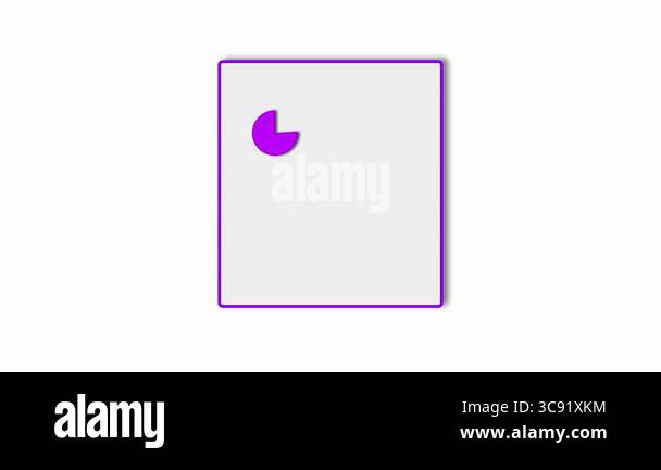 Animated pie chart infographic with text labels and smooth transitions ...