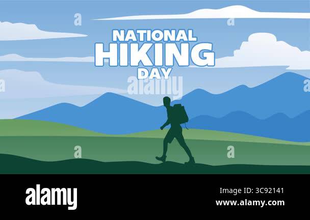 national hiking day for nature lovers Stock Video Footage - Alamy
