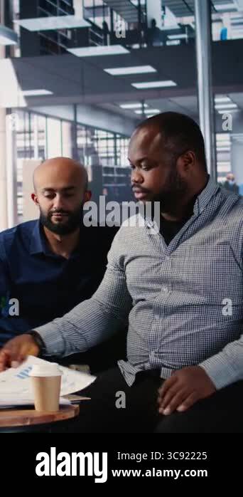 Vertical Video Group argument in a corporate office between diverse ...
