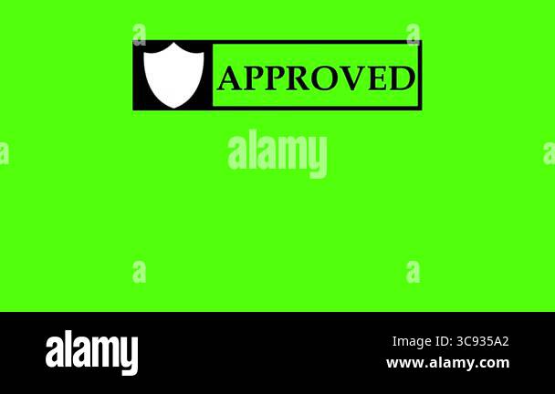 Approval Seals with Shield Icon and Bold Typography Quality Assurance ...