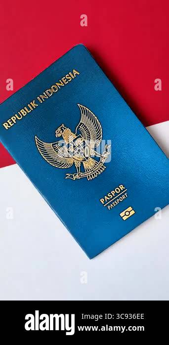 Indonesian passport for travelling, flying and doing business ...