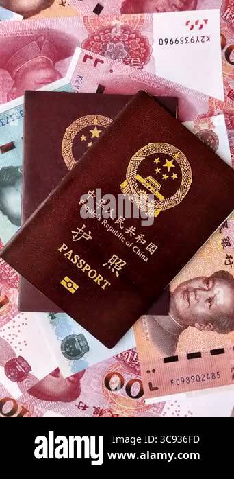 China Citizen Passport, Chinese document for global business ...