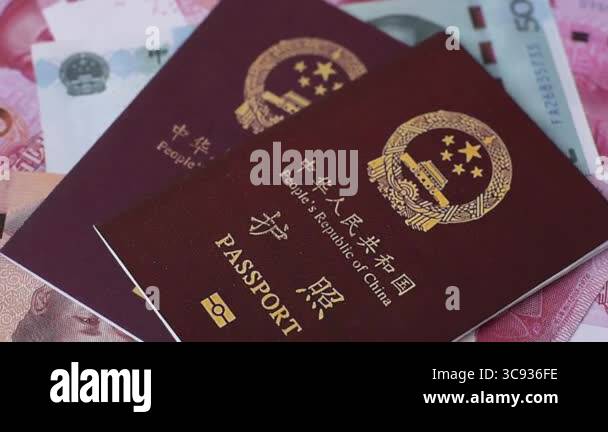 China Citizen Passport, Chinese document for global business ...