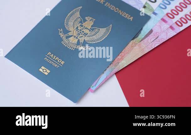 Indonesian passport for travelling, flying and doing business ...