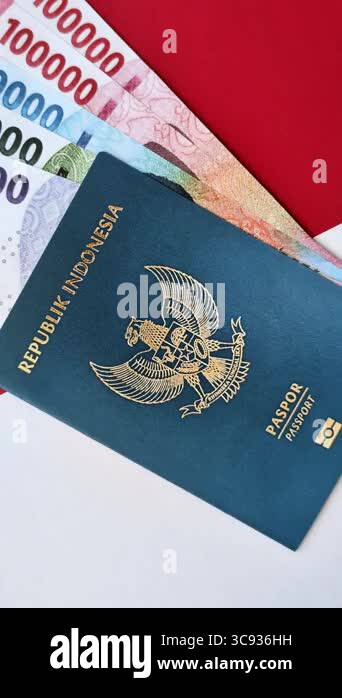 Indonesian passport for travelling, flying and doing business ...