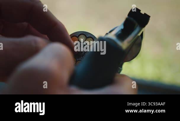 Hands man loading ammunition revolver Stock Videos & Footage - HD and ...