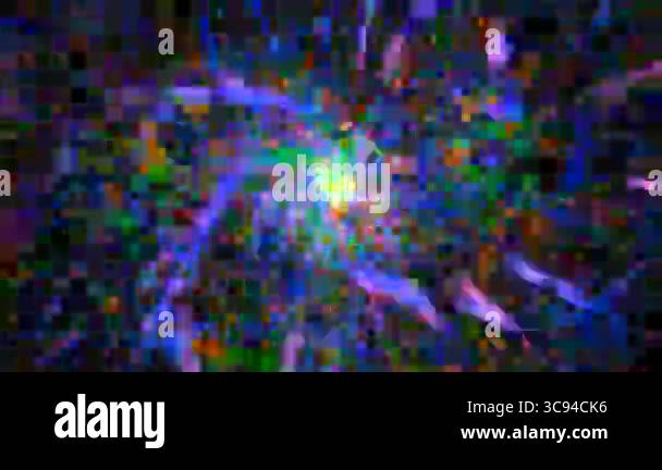 Animation video vj loop with bokeh effect background and motion blur ...