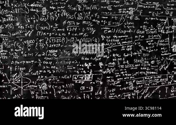 math formula coding grunge stop motion abstract background animation ...
