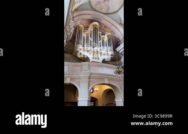 Catholic church interior details architecture Stock Videos & Footage ...