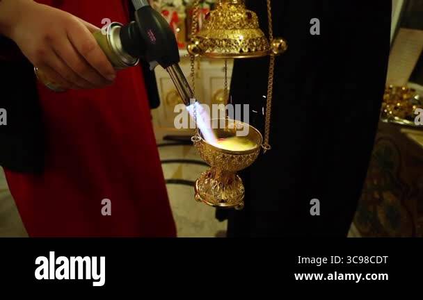 Light incense in orthodox church Stock Videos & Footage - HD and 4K ...