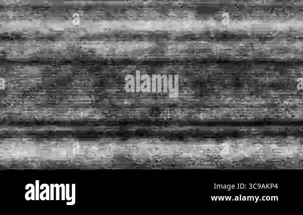 Authentic Analog TV Noise Loop: Gray-Dominant Static, Retro CRT ...