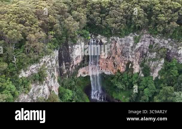 Purling Brook Falls, Springbrook National Park, Queensland, Australia ...