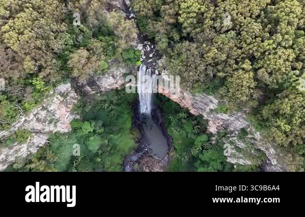 Purling Brook Falls, Springbrook National Park, Queensland, Australia ...