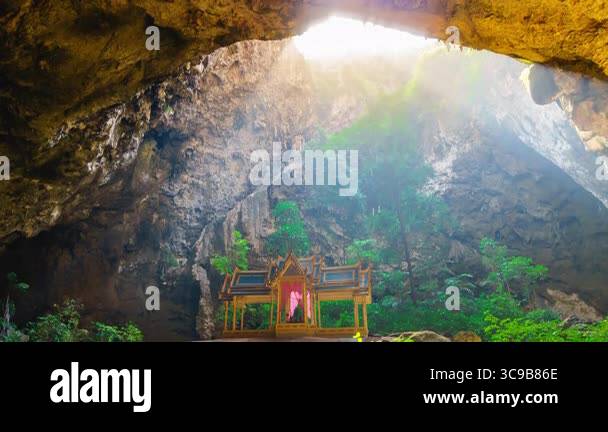 Timelapse Phraya Nakhon Cave is a cave located in Khao Sam Roi Yot ...