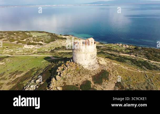 Ruins ancient coastal watchtower Stock Videos & Footage - HD and 4K ...