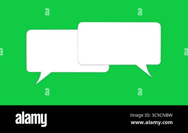 Blank Text Quote Bubble Display For Text Speech Bubble Animation 3d