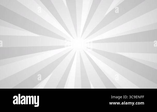 White Animation Background, Seamless Rotating Sunburst Animated ...