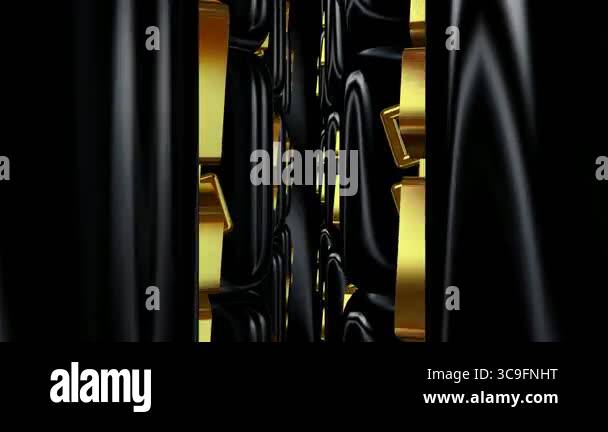 Black and Gold Figures, Unique Template, Business Background, Elite ...