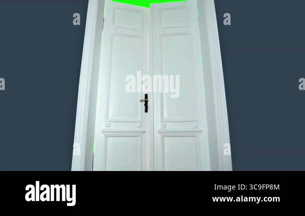 : Opening and Closing Door with Green Screen Background - Ideal for ...