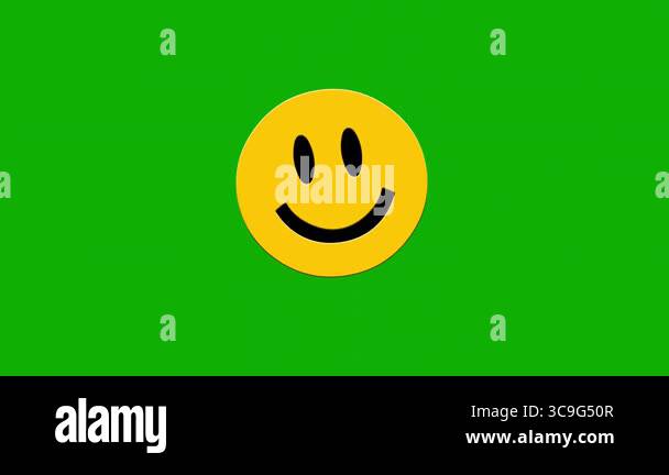 Smiley Emoji Animation | Fun and Happy Face Loop for Mood Boost Stock ...