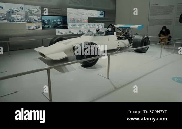 April 20, 2022. Munich, Germany. Inside the BMW Museum in Munich, a ...