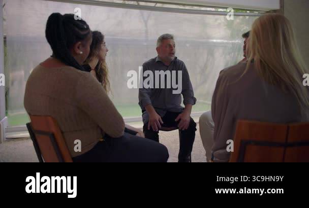 Emotional testimony shared by man in support group, heartfelt ...