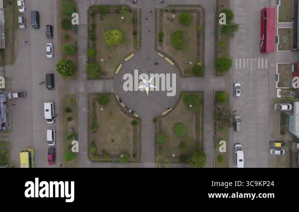 Wide Aerial View of Coastal City and Bayside Area. High quality 4k ...