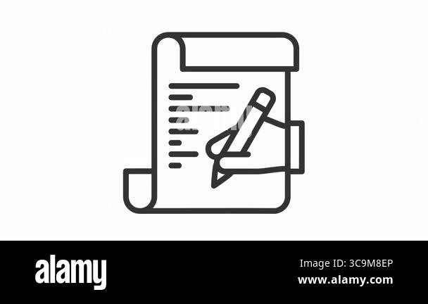 Animated agreement icon. Perfect for employee, business, team, company ...