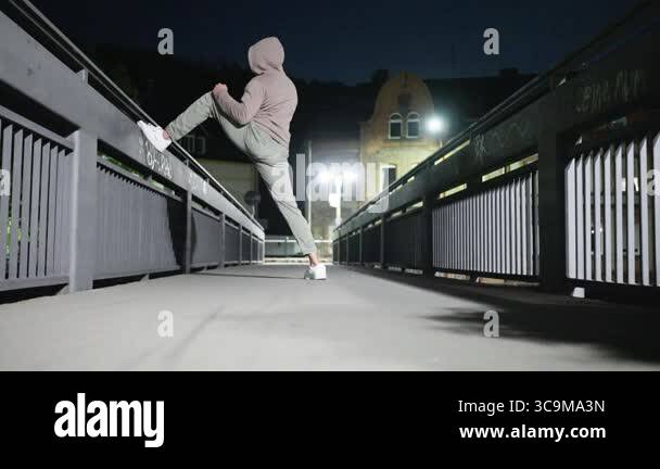 A dedicated and passionate athlete is demonstrating an impressive high ...
