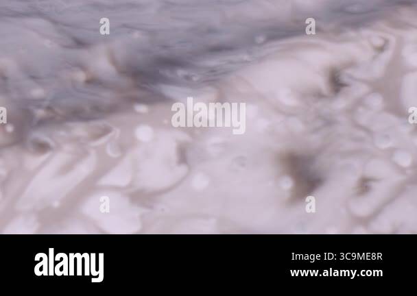 Ink blot. Dye splatter. White liquid ball droplet fall on grunge ...