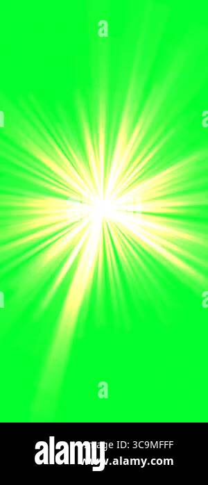 Shining Colorful Spark On A Green Screen vertical video Stock Video ...