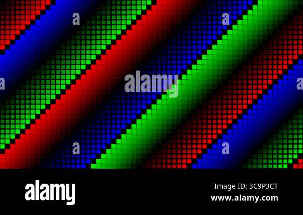 Rainbow grid pulse animation with kaleidoscopic geometric motion Stock ...