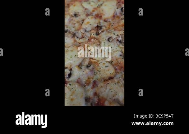 Pizza from black dough cuttlefish Stock Videos & Footage - HD and 4K ...