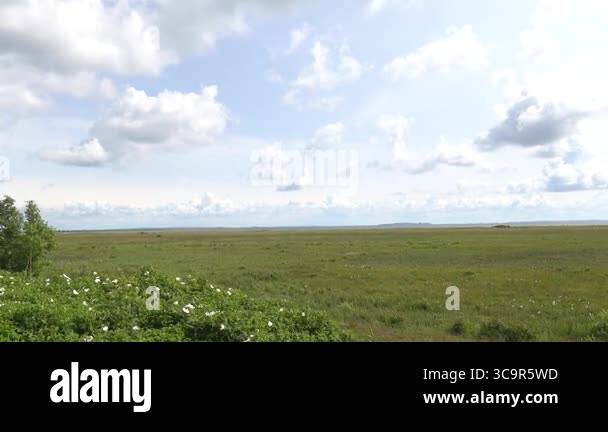sls, Denmark The sky and landscape around the Limfjord in Northern ...