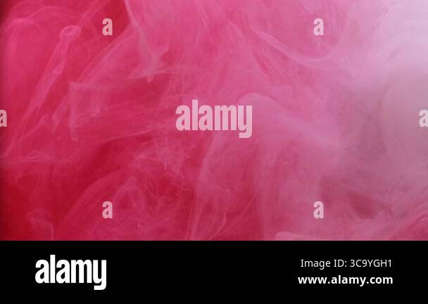 Smog cloud. Mist fantasy. Defocused pink color haze fume paint ink ...
