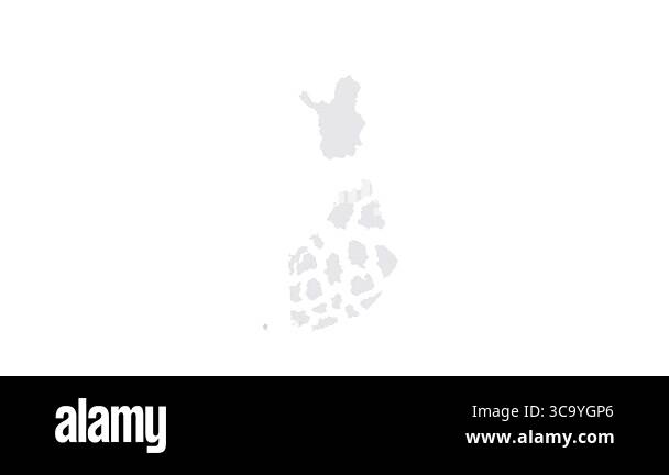 Location Aland on map Finland. 3d Aland flag map marker location pin ...