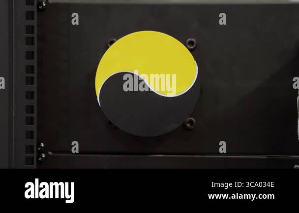 Rotating Yin Yang Sign Balance Electric Motor Stock Video Footage - Alamy
